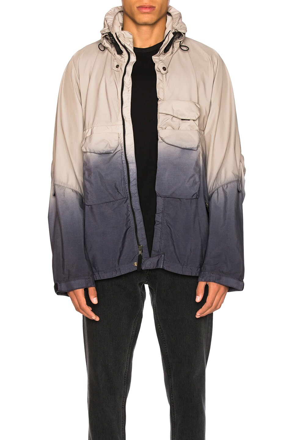 Acronym J28-K Jacket in Light Grey & Blue | FWRD