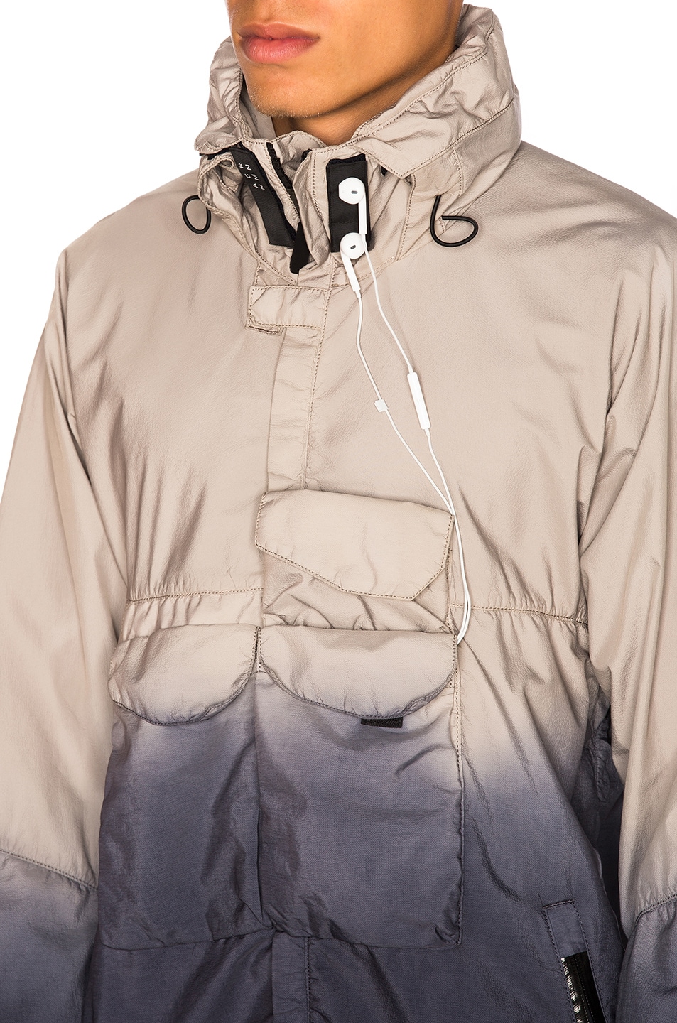 Acronym J28-K Jacket in Light Grey & Blue | FWRD