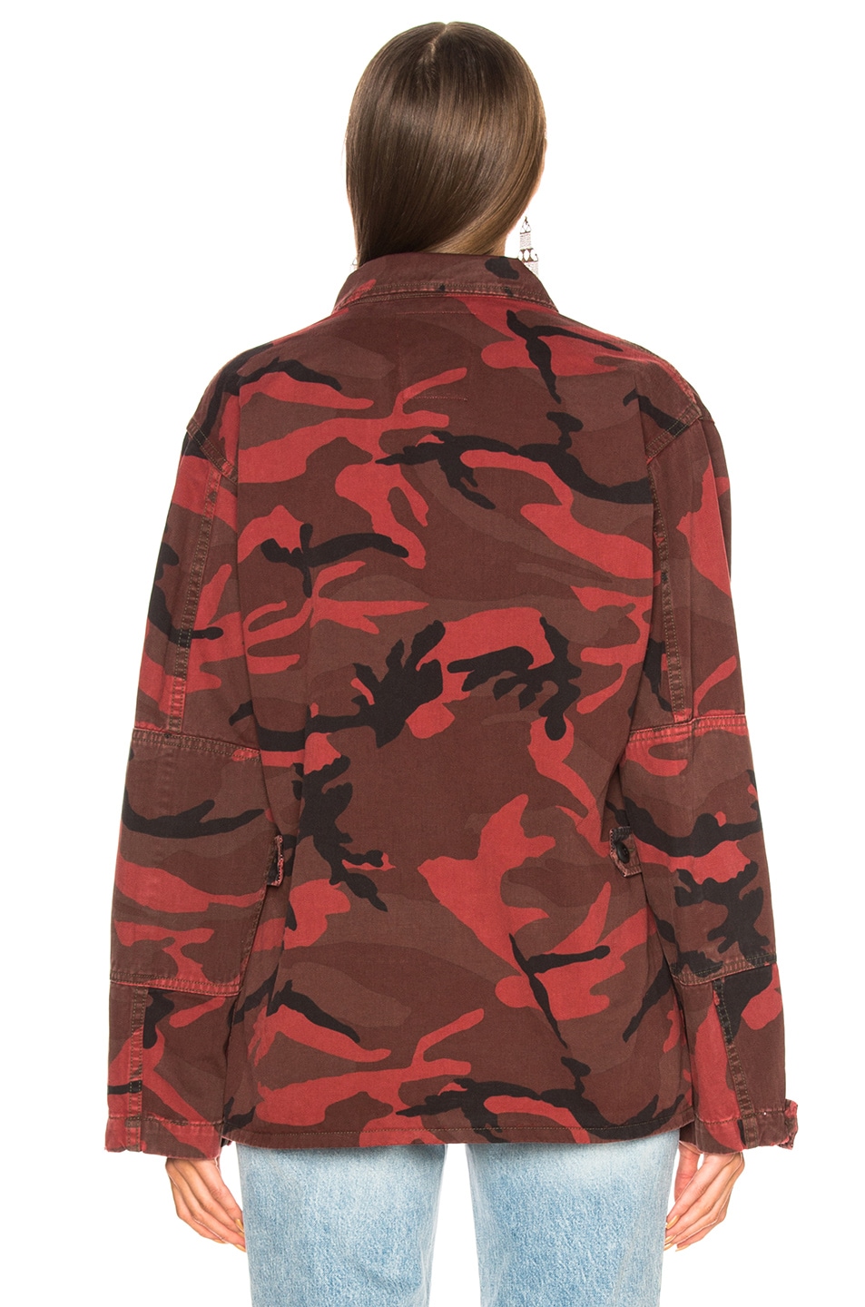 Adaptation Camo Surplus Jacket in O.D. Red Camo | FWRD