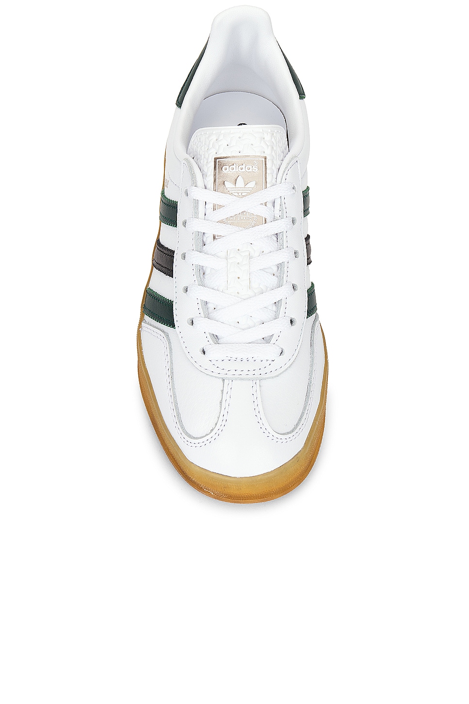 adidas Originals Gazelle Indoor in White, Collegiate Green, & Core ...