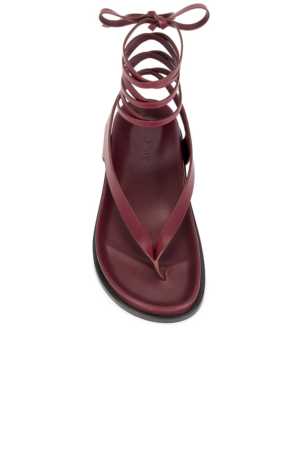 A.EMERY Shel Sandal in Merlot | FWRD