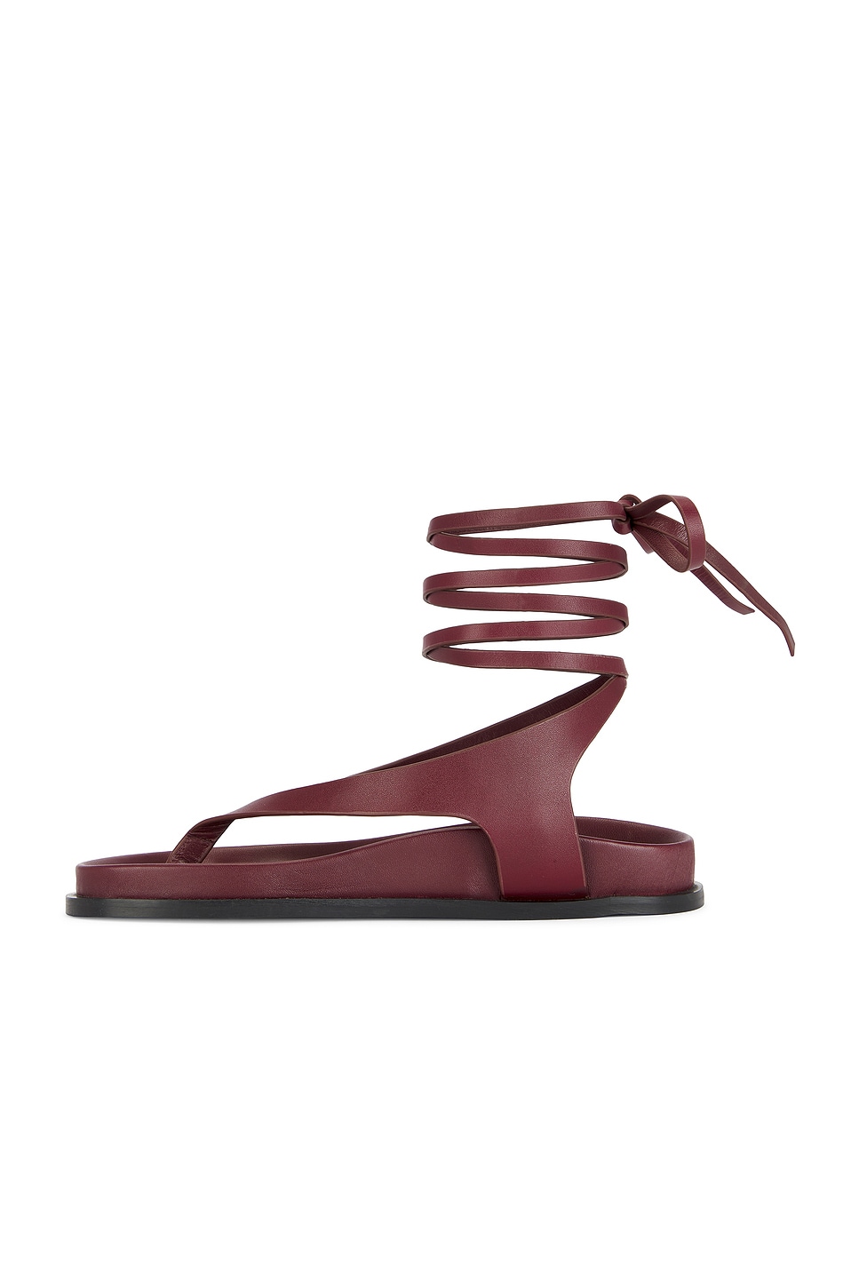 A.EMERY Shel Sandal in Merlot | FWRD