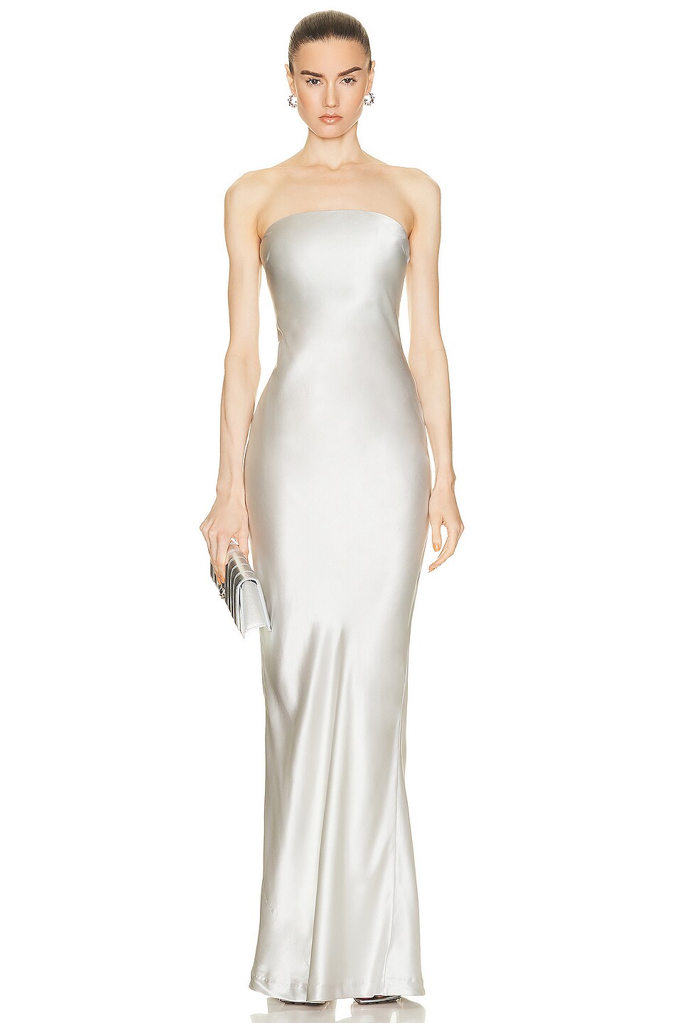 Auteur Studio Solene Dress in Silver | FWRD