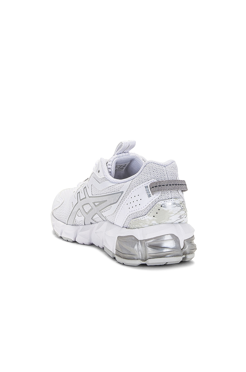 Asics Gel-Quantum 90 Sneakers in White & Pure Silver | FWRD