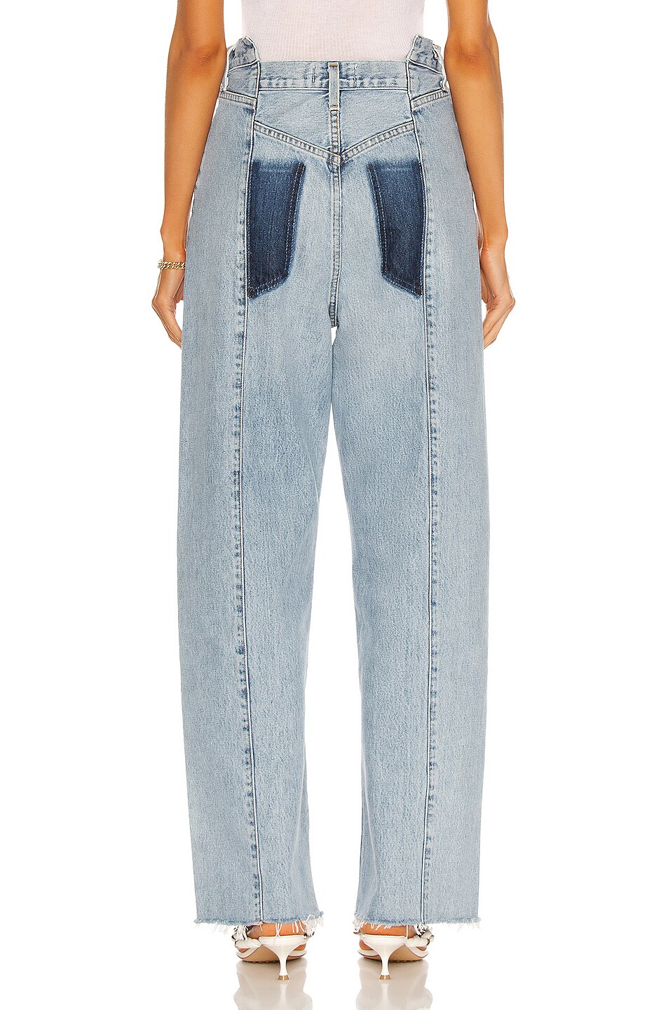 AGOLDE Pieced Angled Jean in Matrix | FWRD