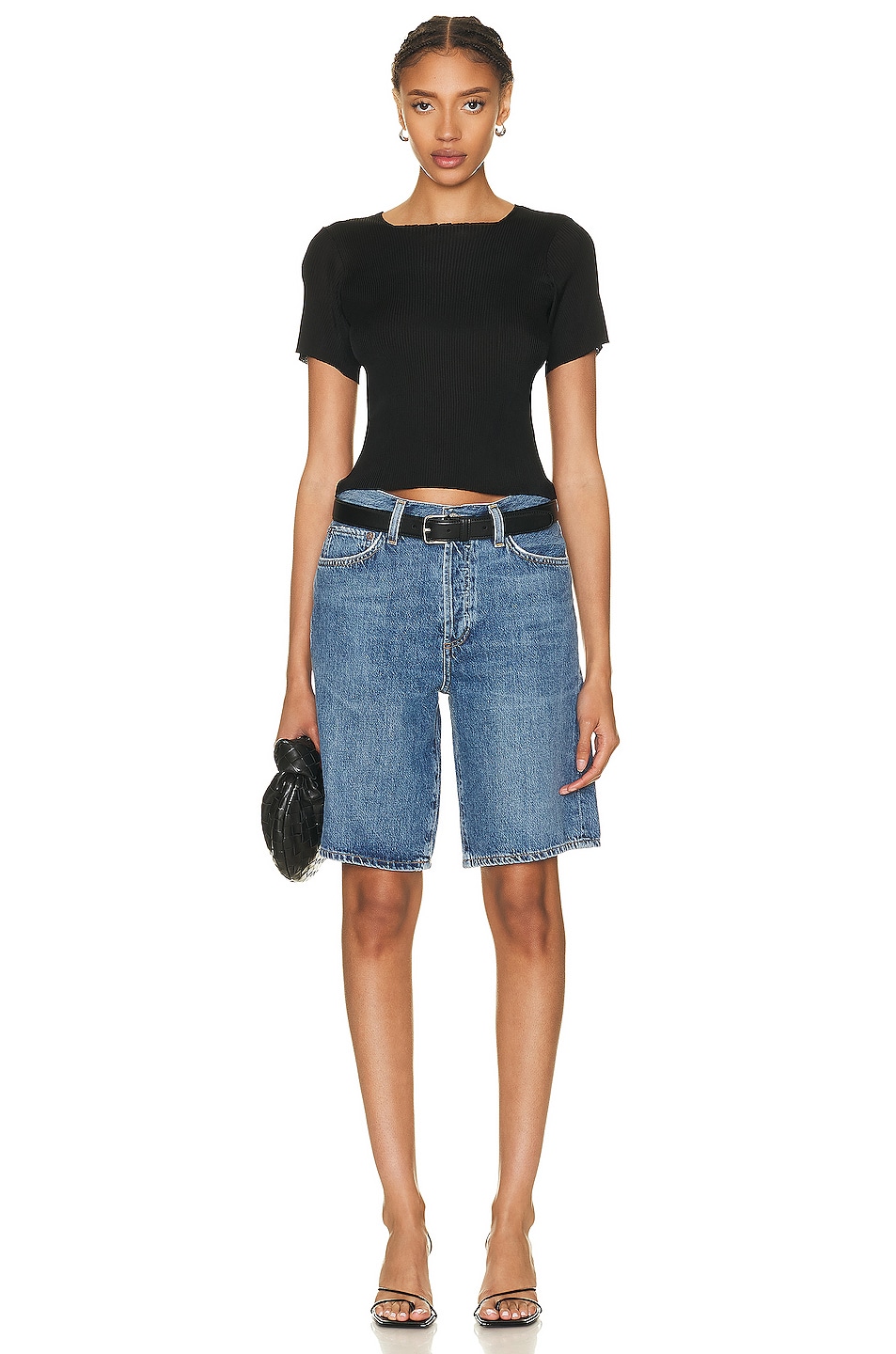 AGOLDE Low Rise Jort in Spiral | FWRD