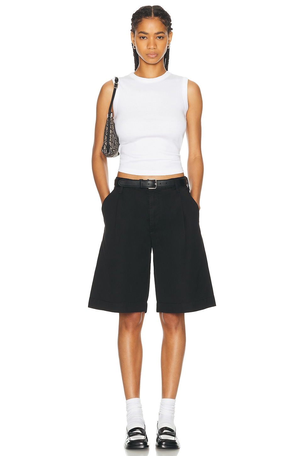 AGOLDE Daryl Short in Black | FWRD