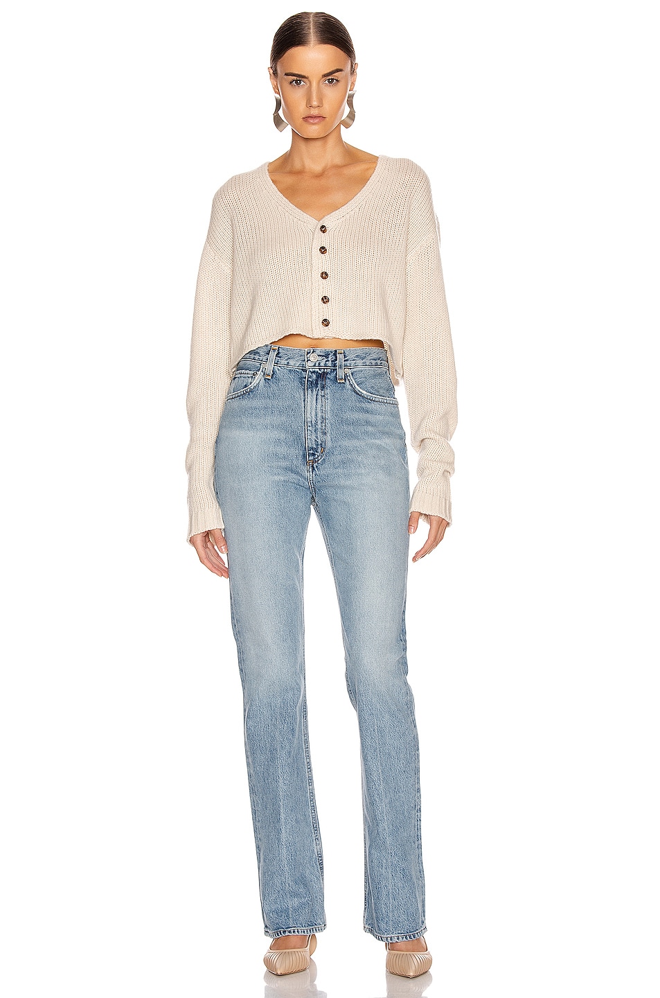 AGOLDE Vintage High Rise Flare in Clamour | FWRD