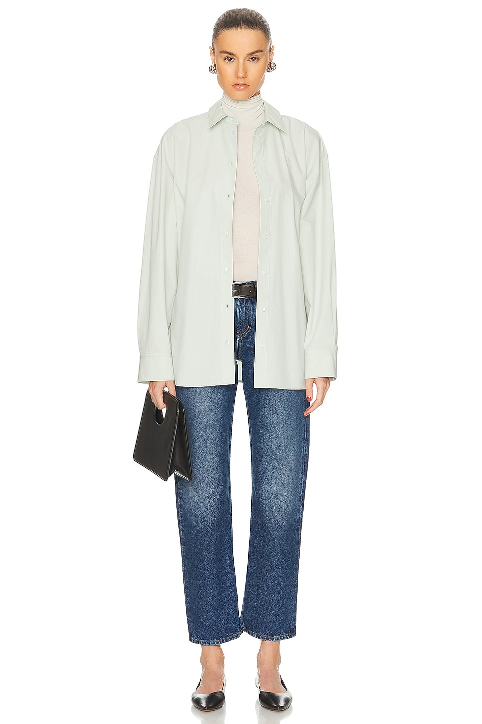 AGOLDE Amber Low Rise Straight in Milestone | FWRD