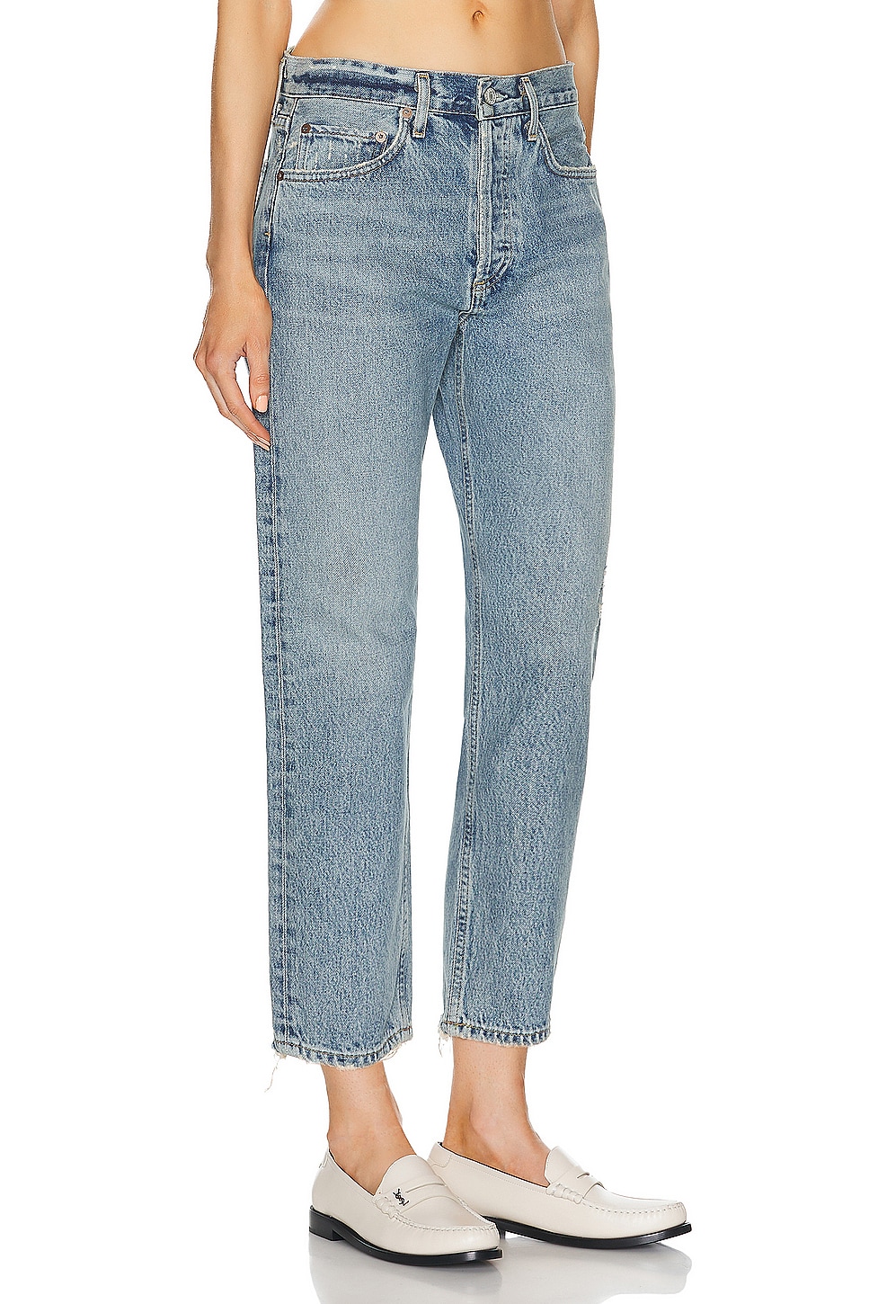 AGOLDE Parker Low Slung Vintage Straight in Facade | FWRD