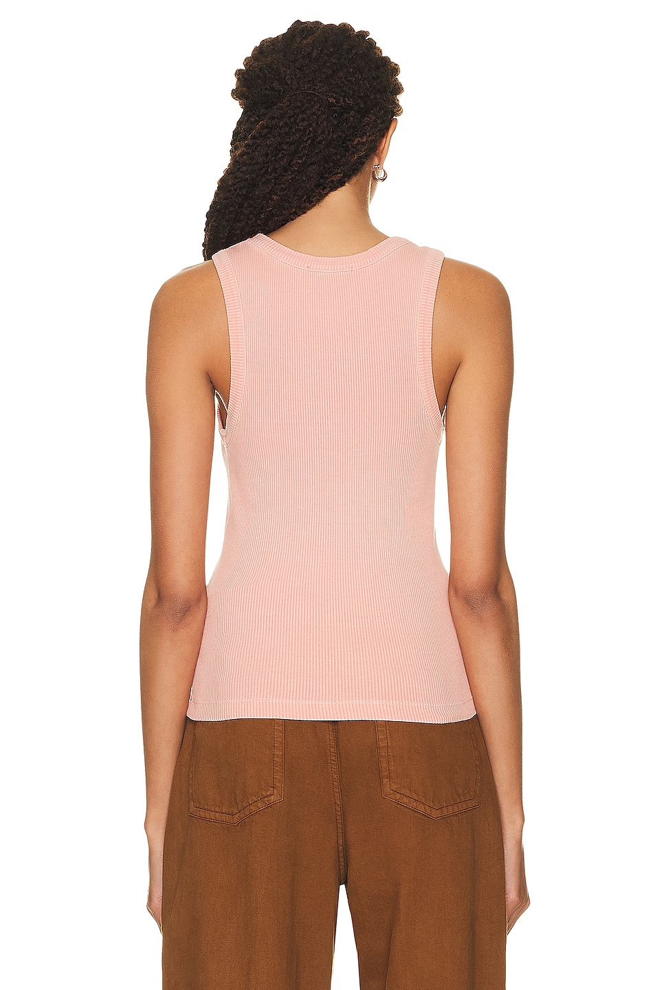 AGOLDE Poppy Tank in Grapefruit | FWRD