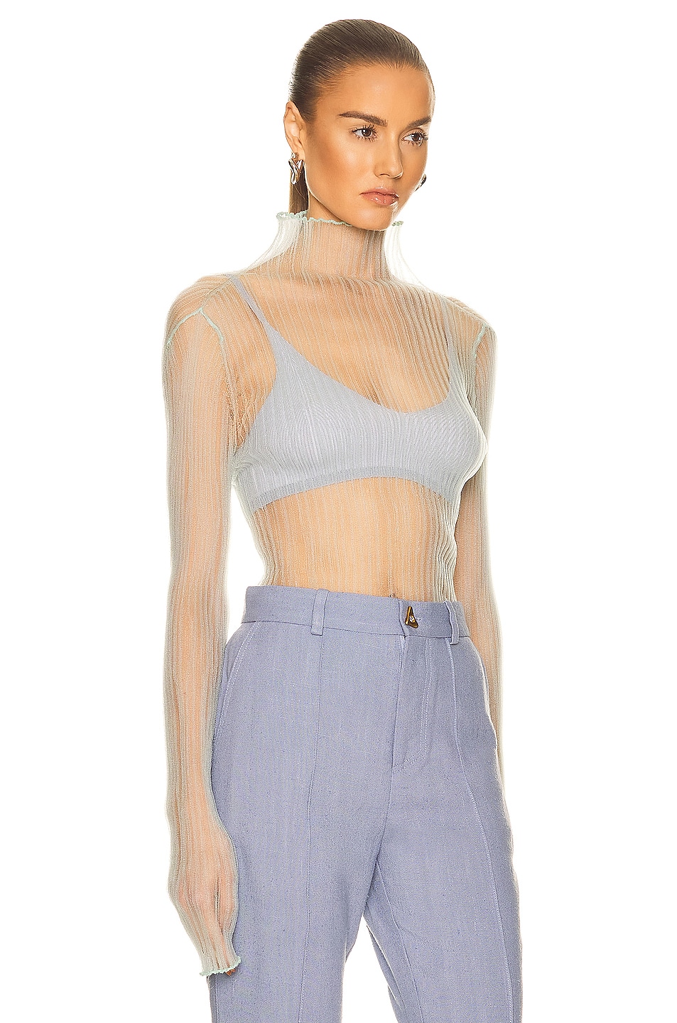 Aisling Camps Modern Mist Top in Seafoam | FWRD