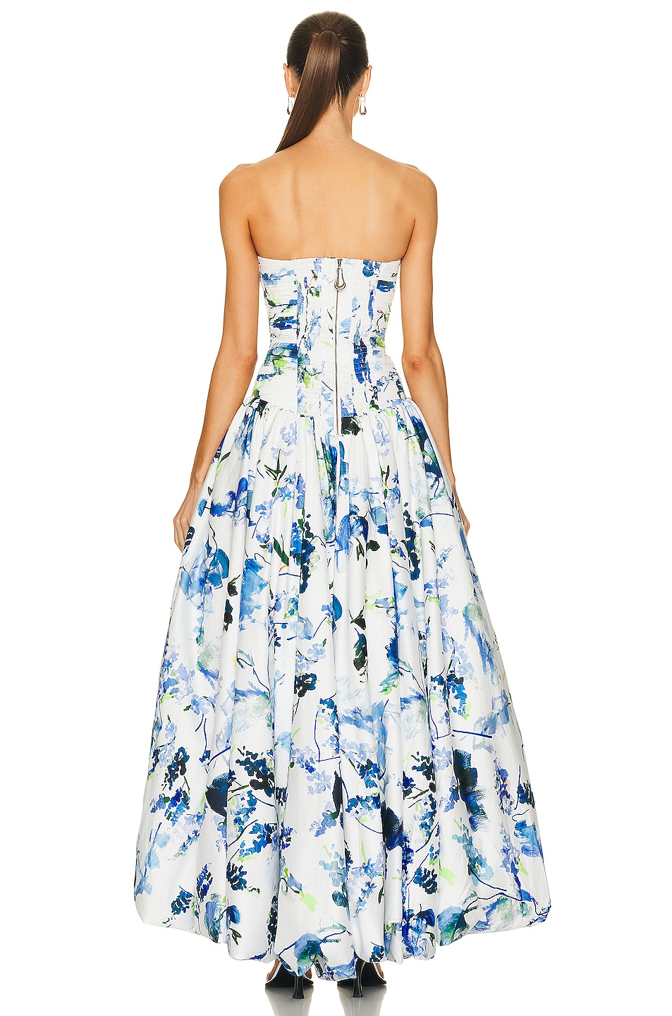 Aje Violette Bubble Hem Maxi Dress in Province Print | FWRD