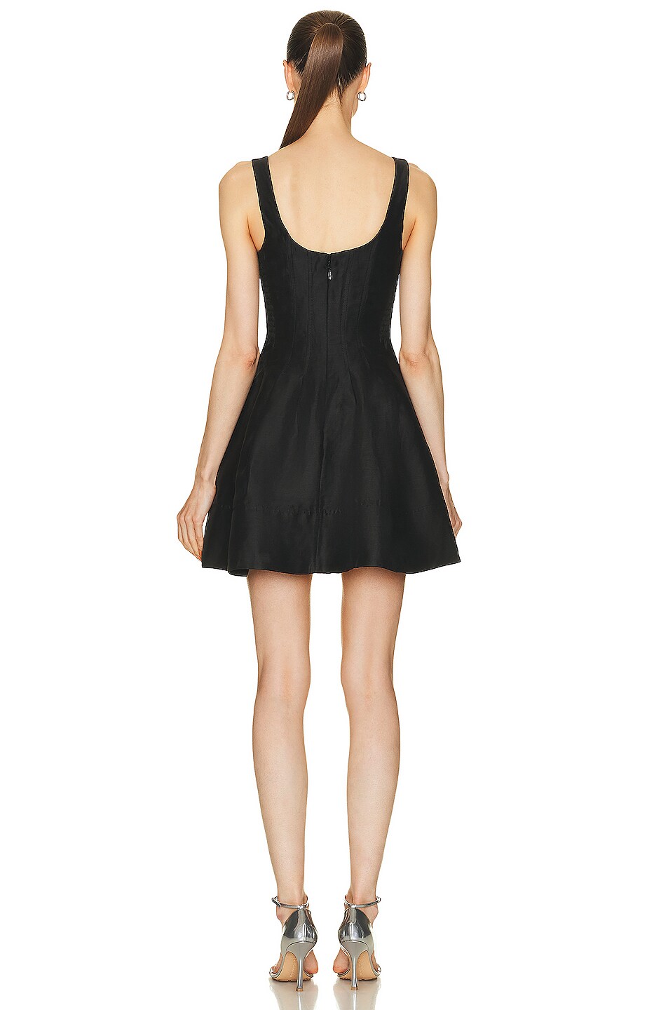 Aje Divinity Pearl Pin Mini Dress in BLACK | FWRD