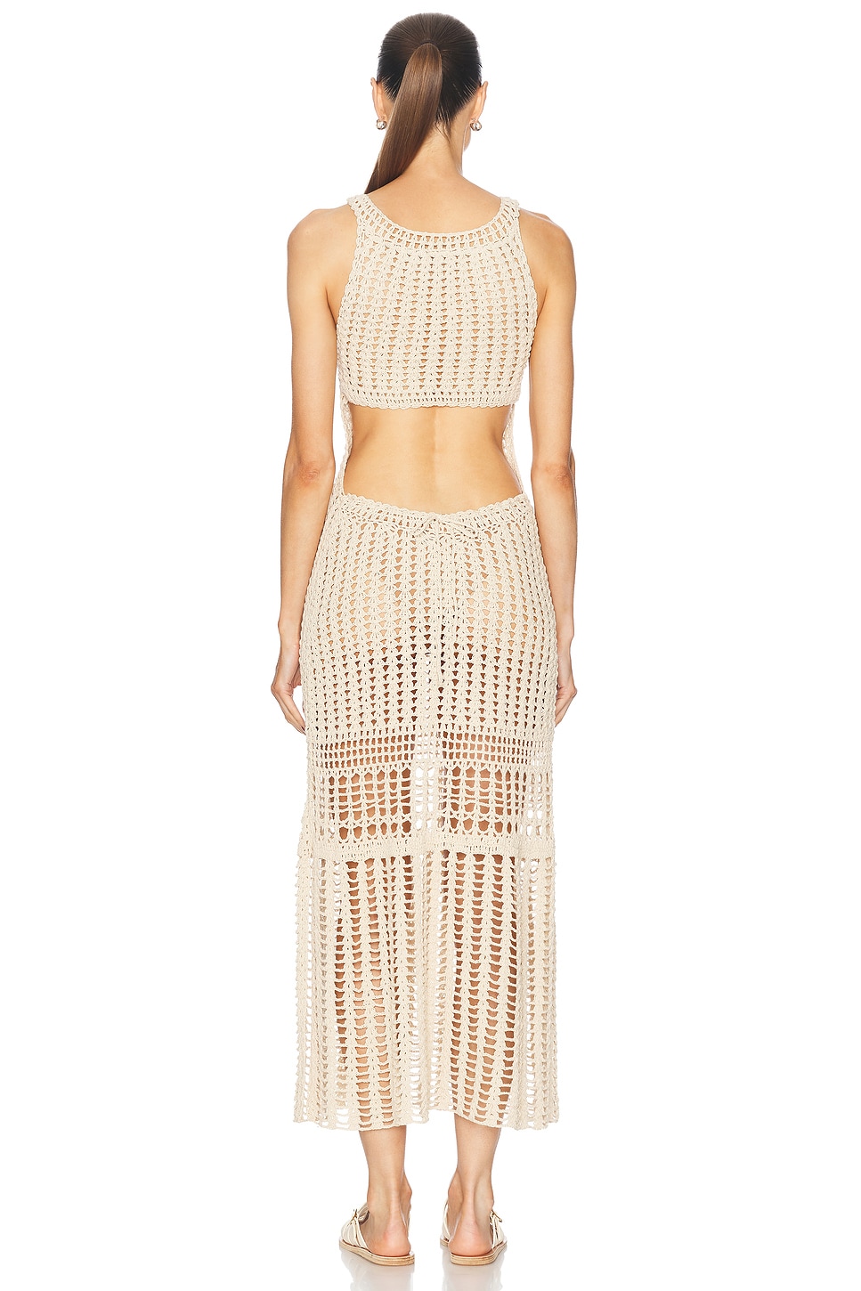 Akoia Swim Rhea Long Dress in Coconut | FWRD