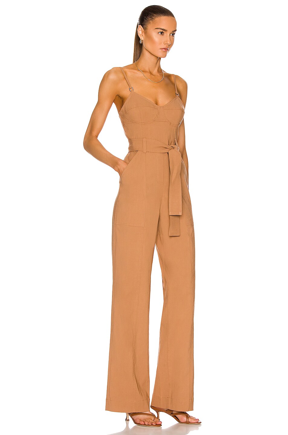 A.L.C. Mila Jumpsuit in Noisette | FWRD