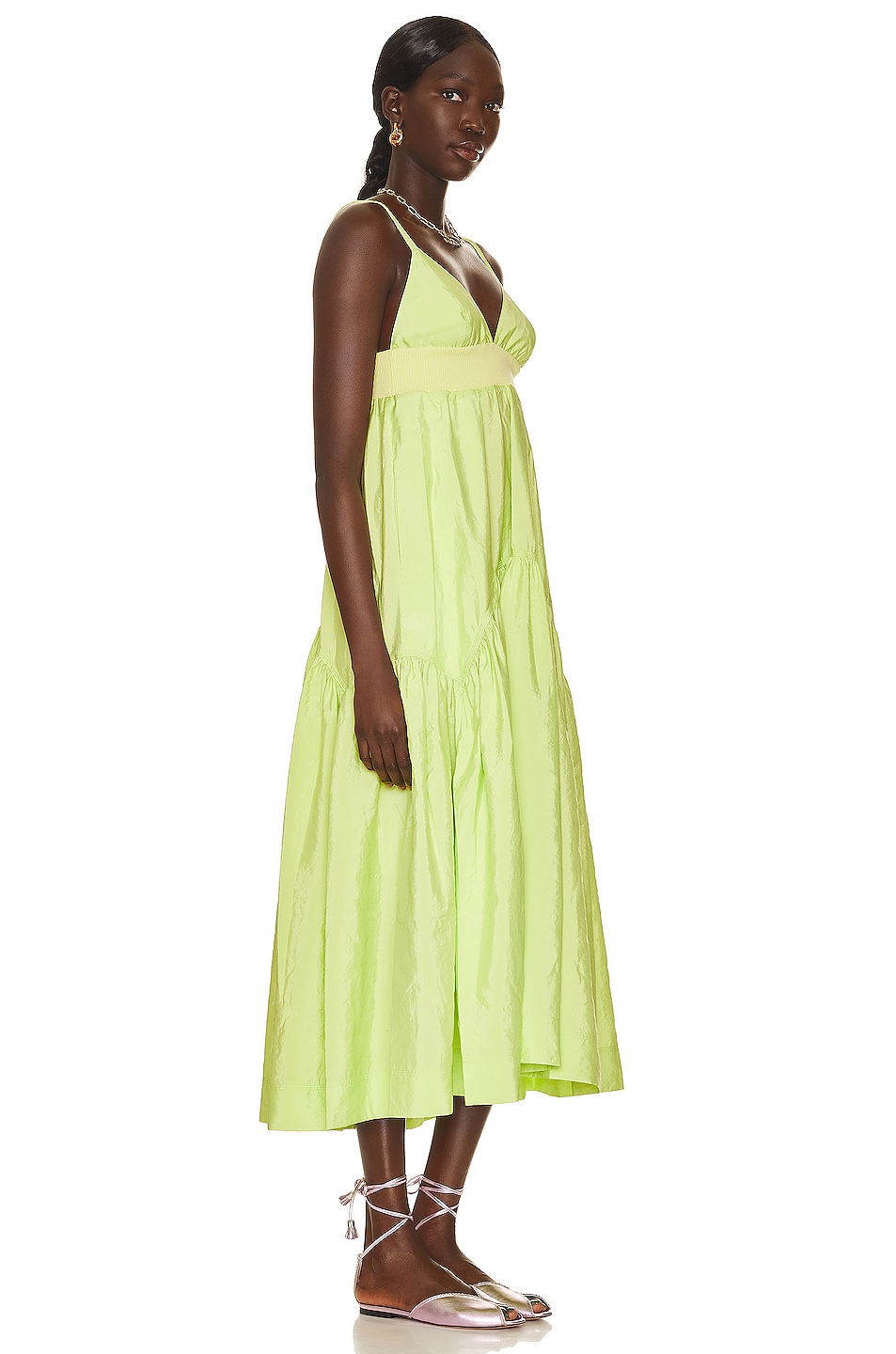 A.L.C. Rhoda Dress in Green Kick | FWRD
