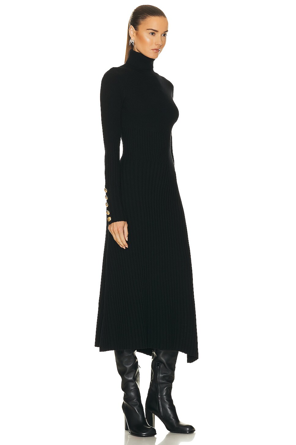 A.L.C. Emmy Ii Dress in Black | FWRD