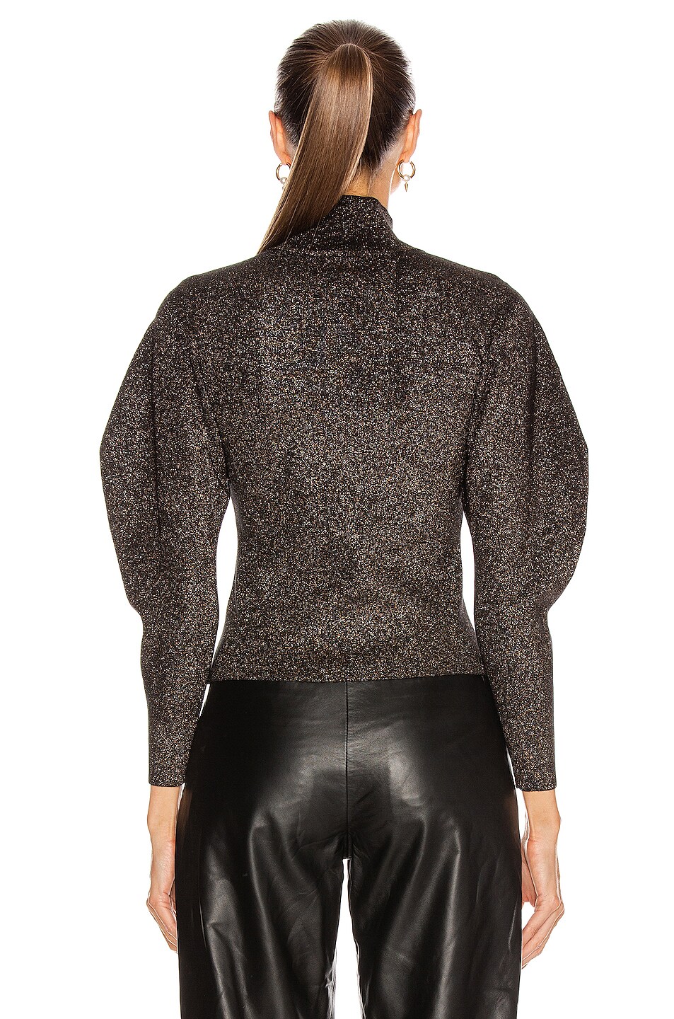 A.L.C. Samuel Sweater in Black & Dark Brown | FWRD