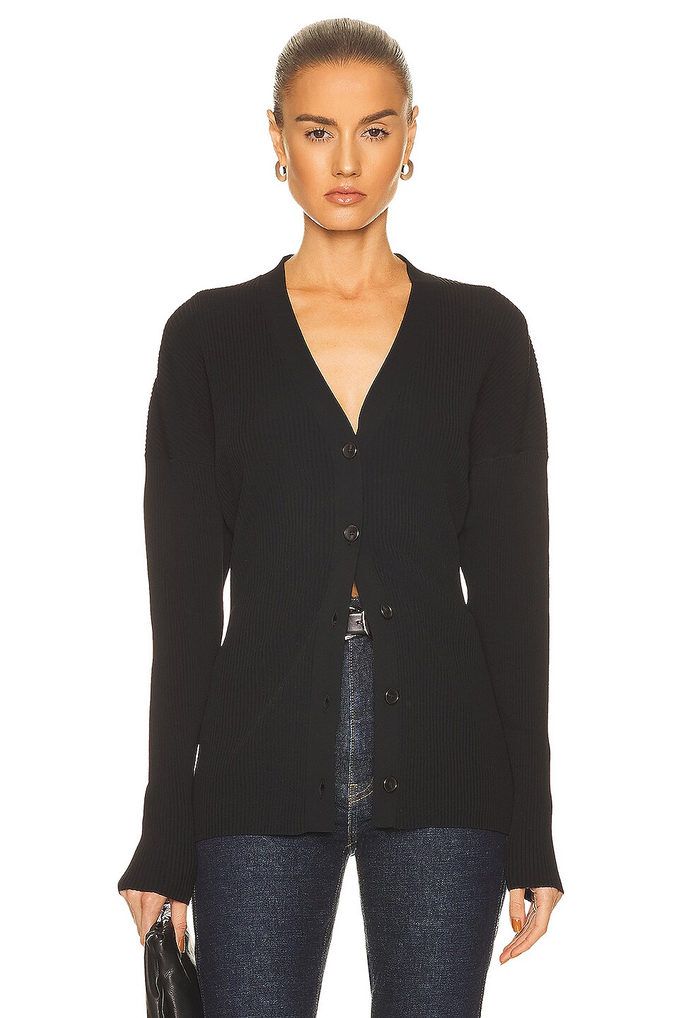 A.L.C. Ellen Cardigan in Black | FWRD