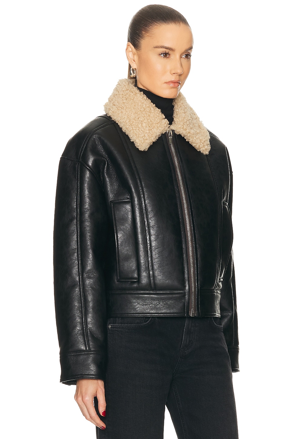A.L.C. Stevie Jacket in Deepest Brown | FWRD
