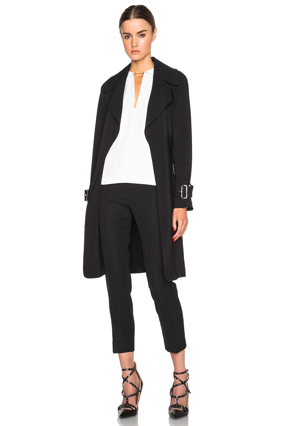 A.L.C. Engels Coat in Black | FWRD