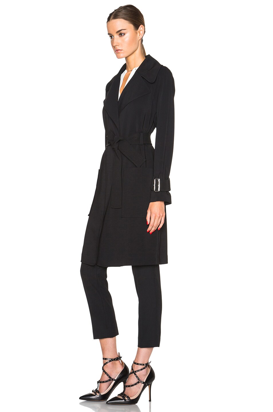 A.L.C. Engels Coat in Black | FWRD