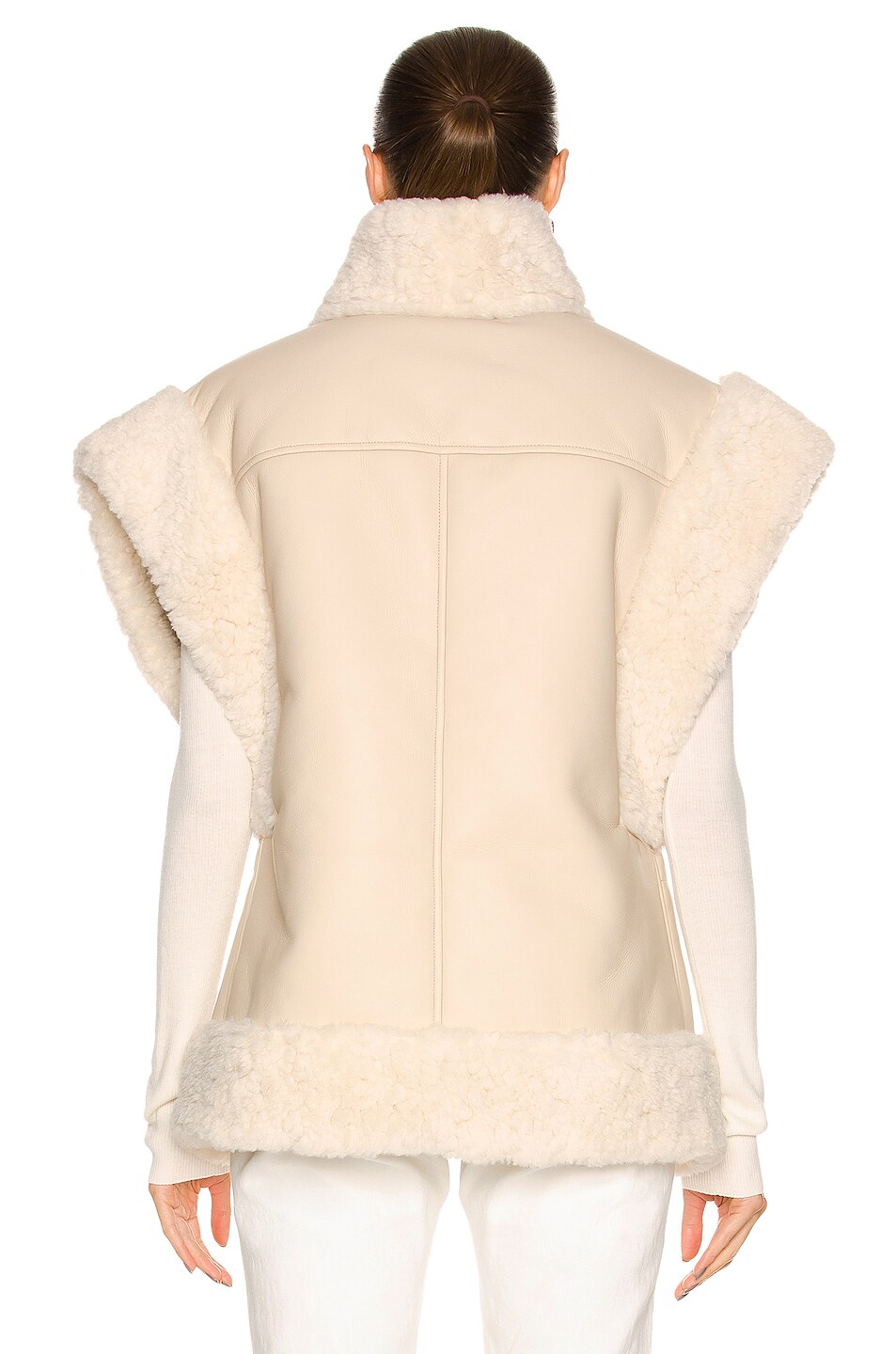 A.L.C. Sutton Vest in Cream | FWRD