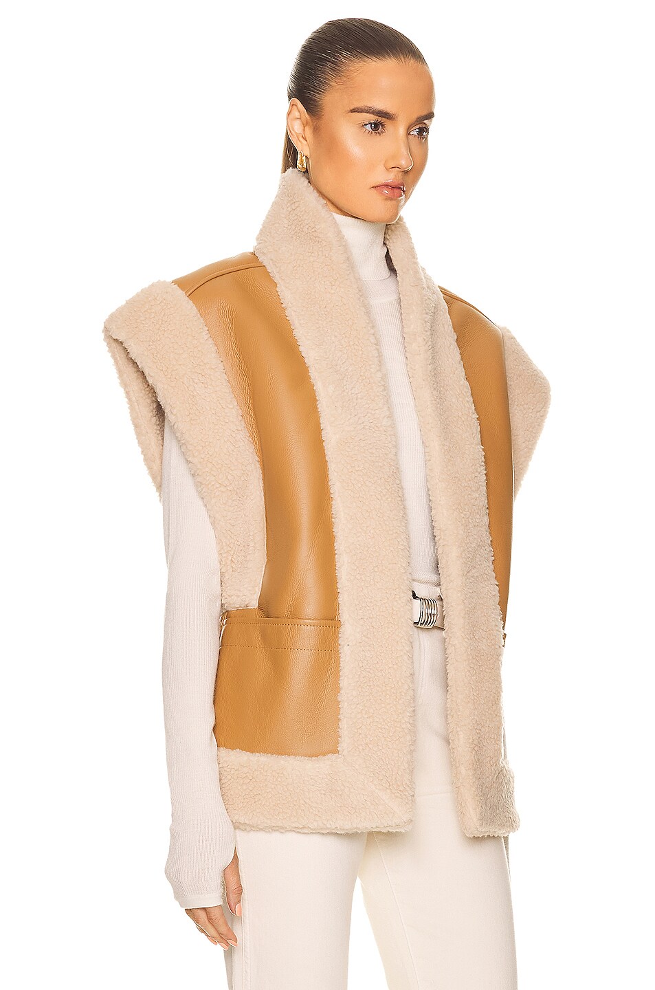 A.L.C. Sutton Vest in Pecan | FWRD