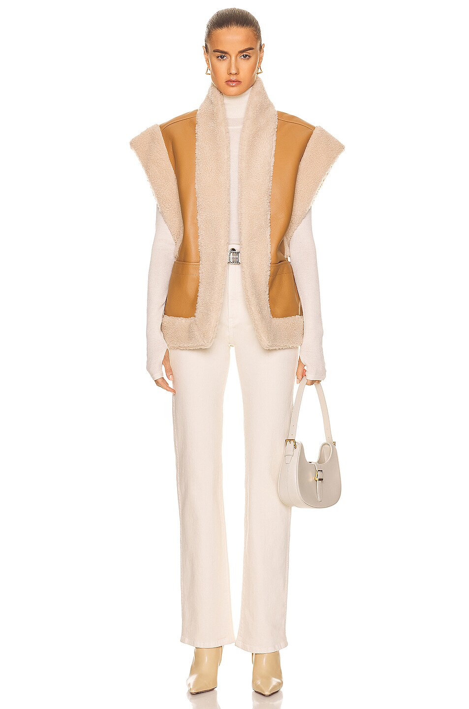 A.L.C. Sutton Vest in Pecan | FWRD