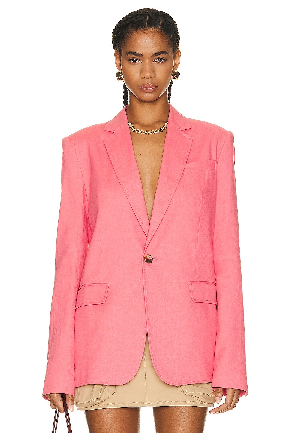 A.L.C. Donovan Jacket in Dark Grapefruit | FWRD