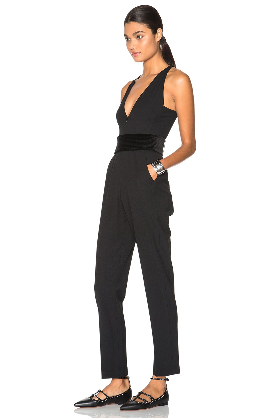 A.L.C. Jasen Jumpsuit in Black | FWRD