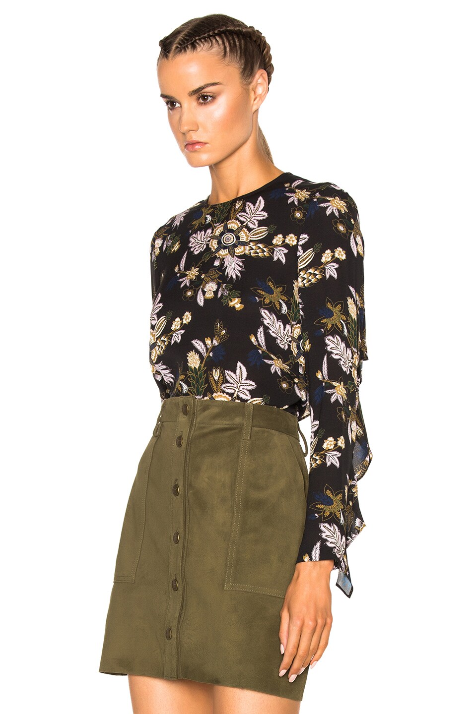 A.L.C. Cooper Top in Black Multi | FWRD