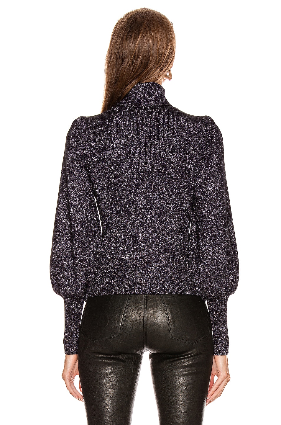 A.L.C. Karla Top in Black & Lavender | FWRD