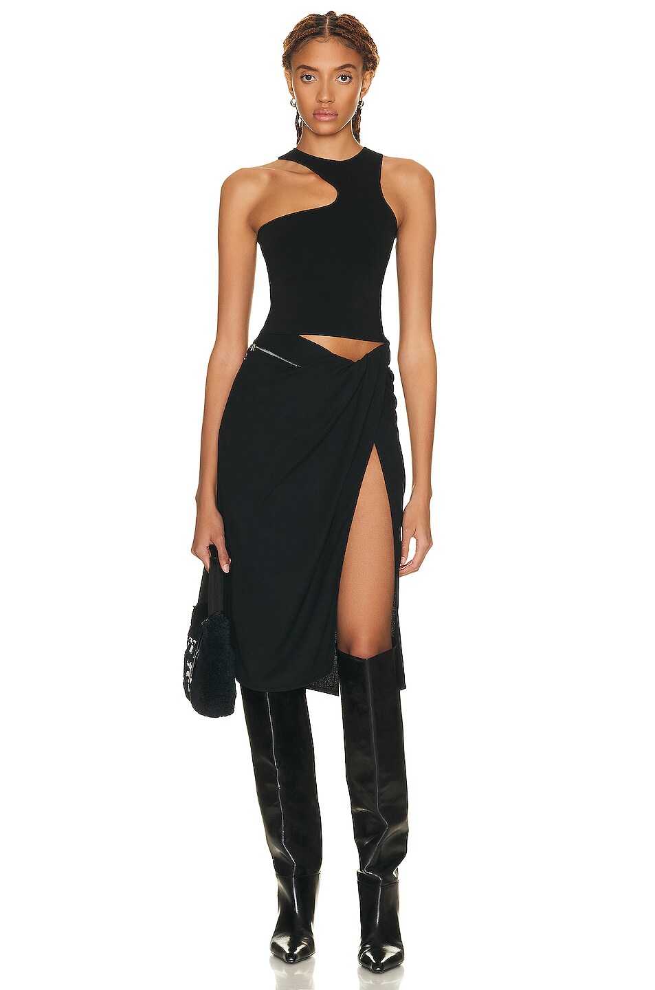 A.L.C. Lara Top in Black | FWRD
