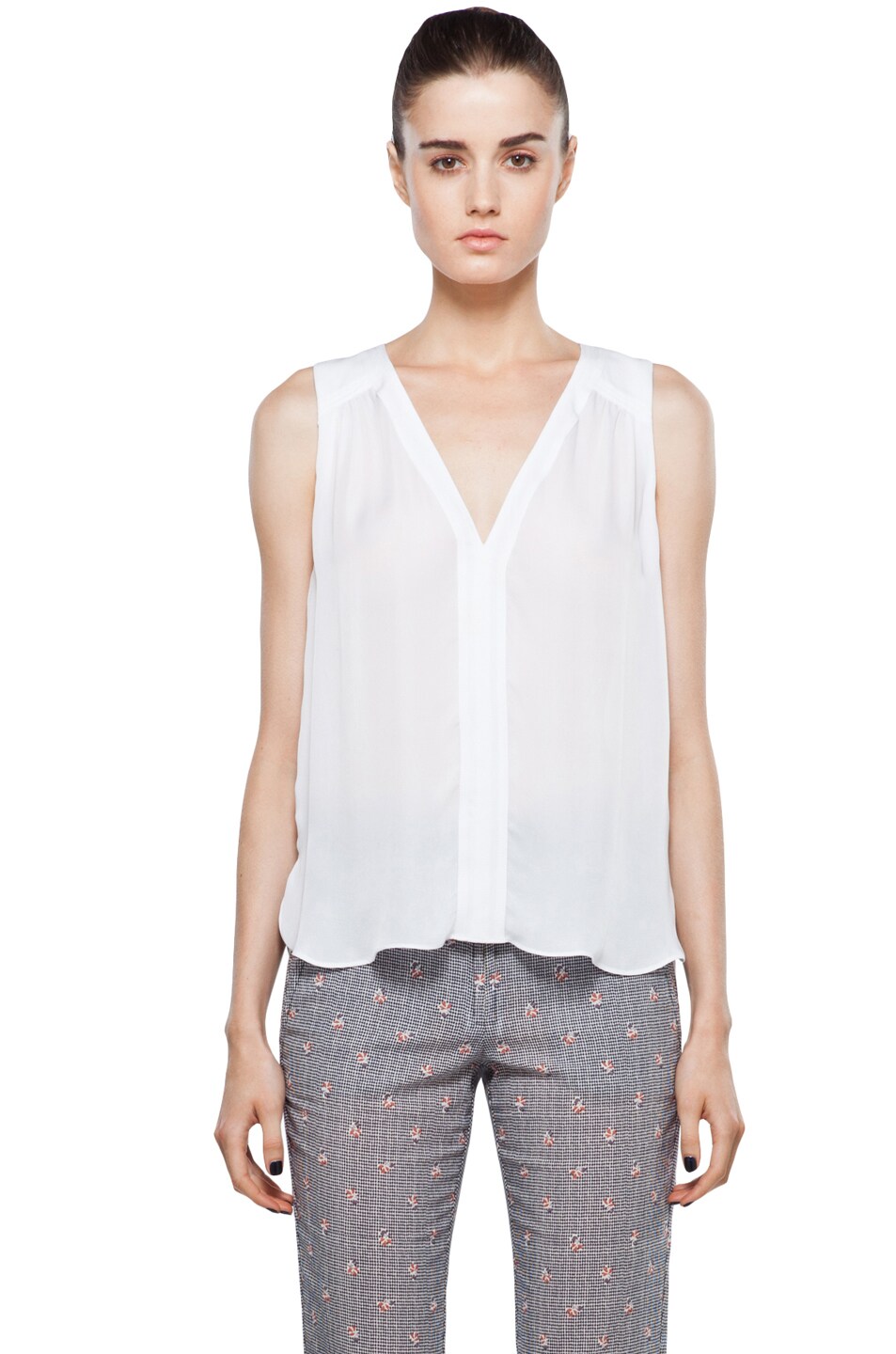A.L.C. Gracie Blouse in White | FWRD