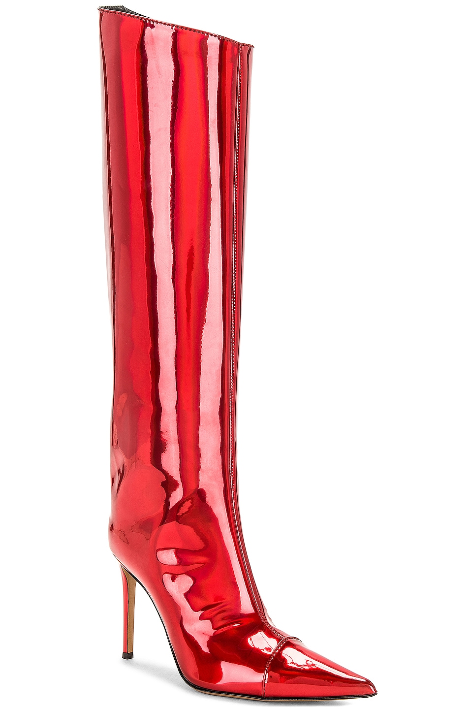 Alexandre Vauthier Shooting 105 Boot in Red | FWRD