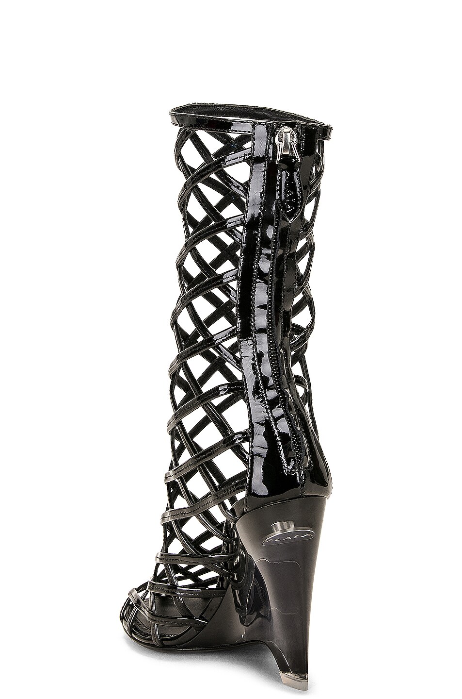 ALAÏA Wedge Boot in Noir | FWRD