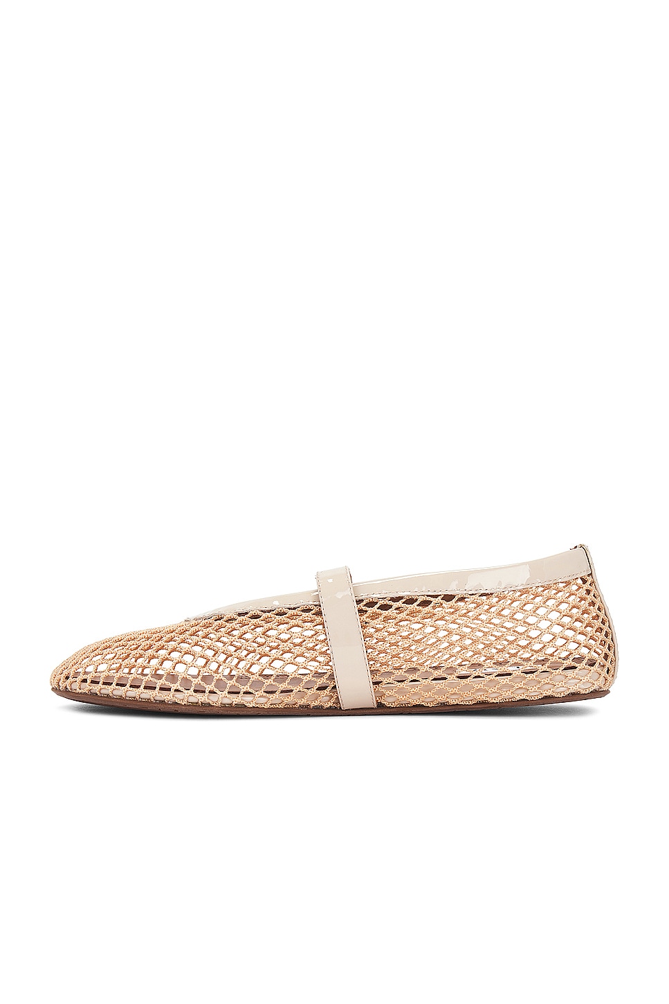 ALAÏA Ballerina Flat in Nude Clair | FWRD
