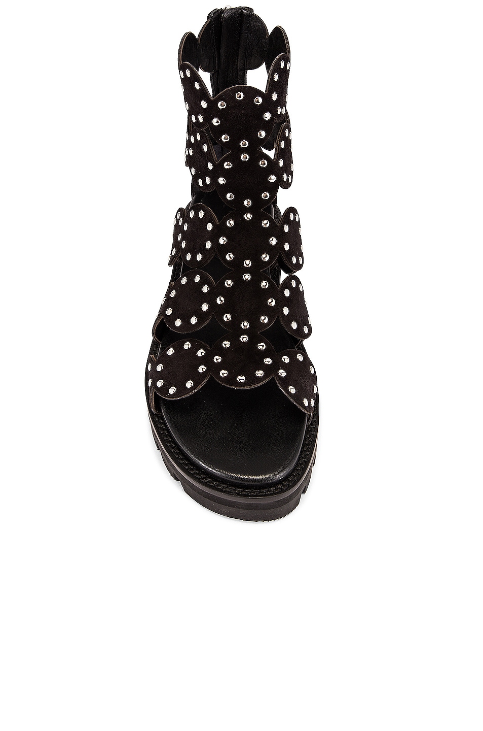 ALAÏA Cage Sandals in Noir | FWRD