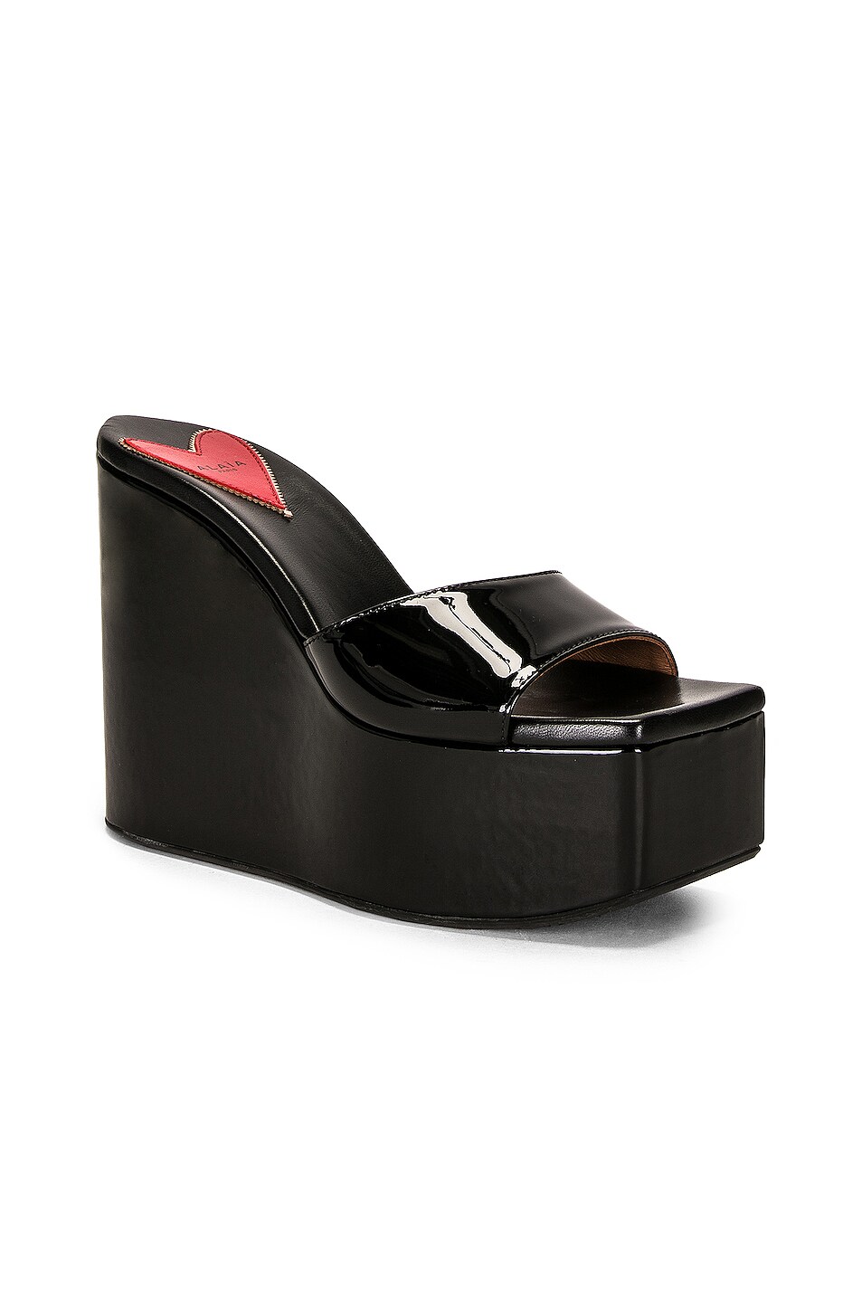 ALAÏA Color Wedge in Noir | FWRD