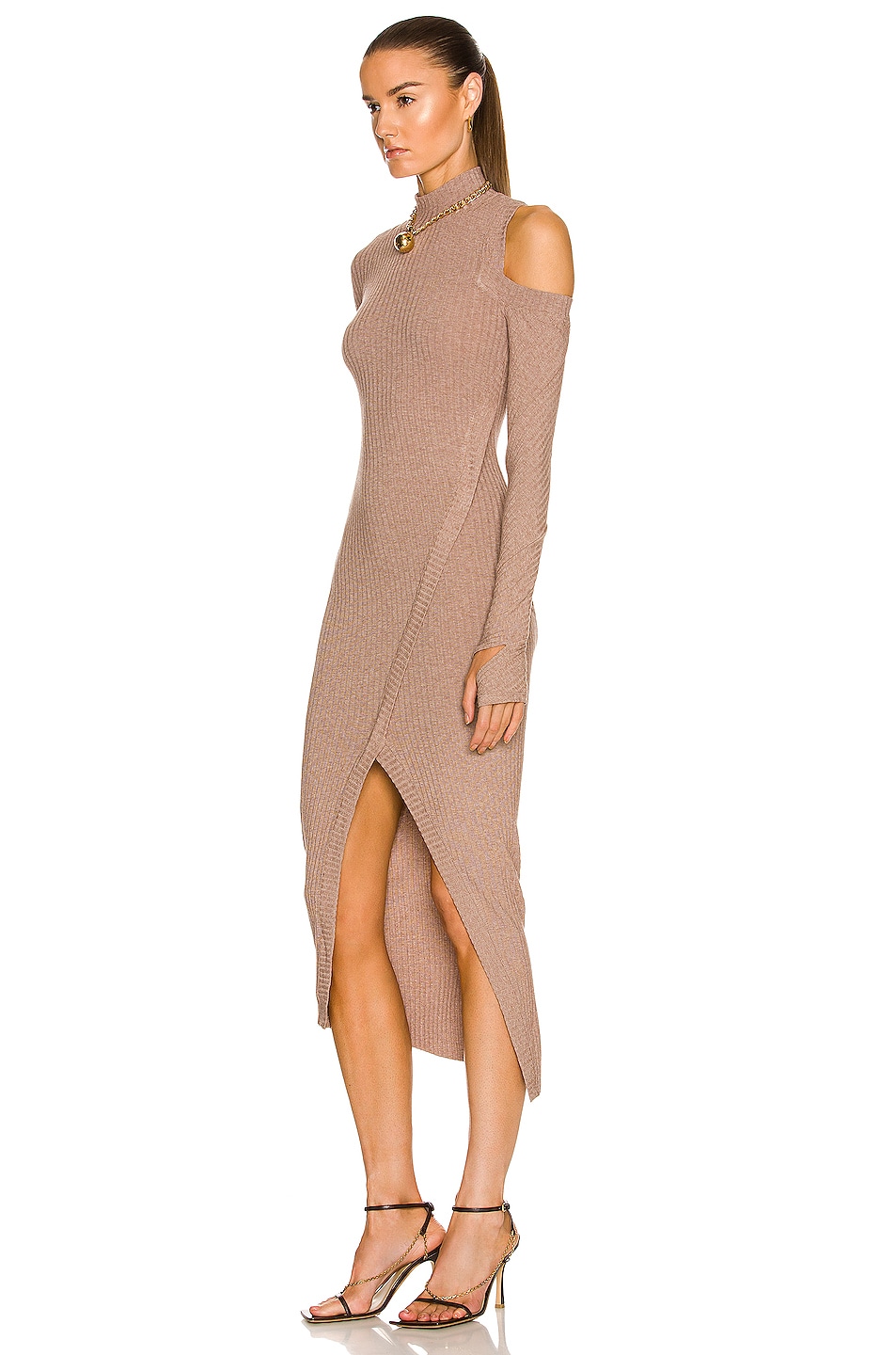 ALIX NYC Harper Dress in Chestnut | FWRD
