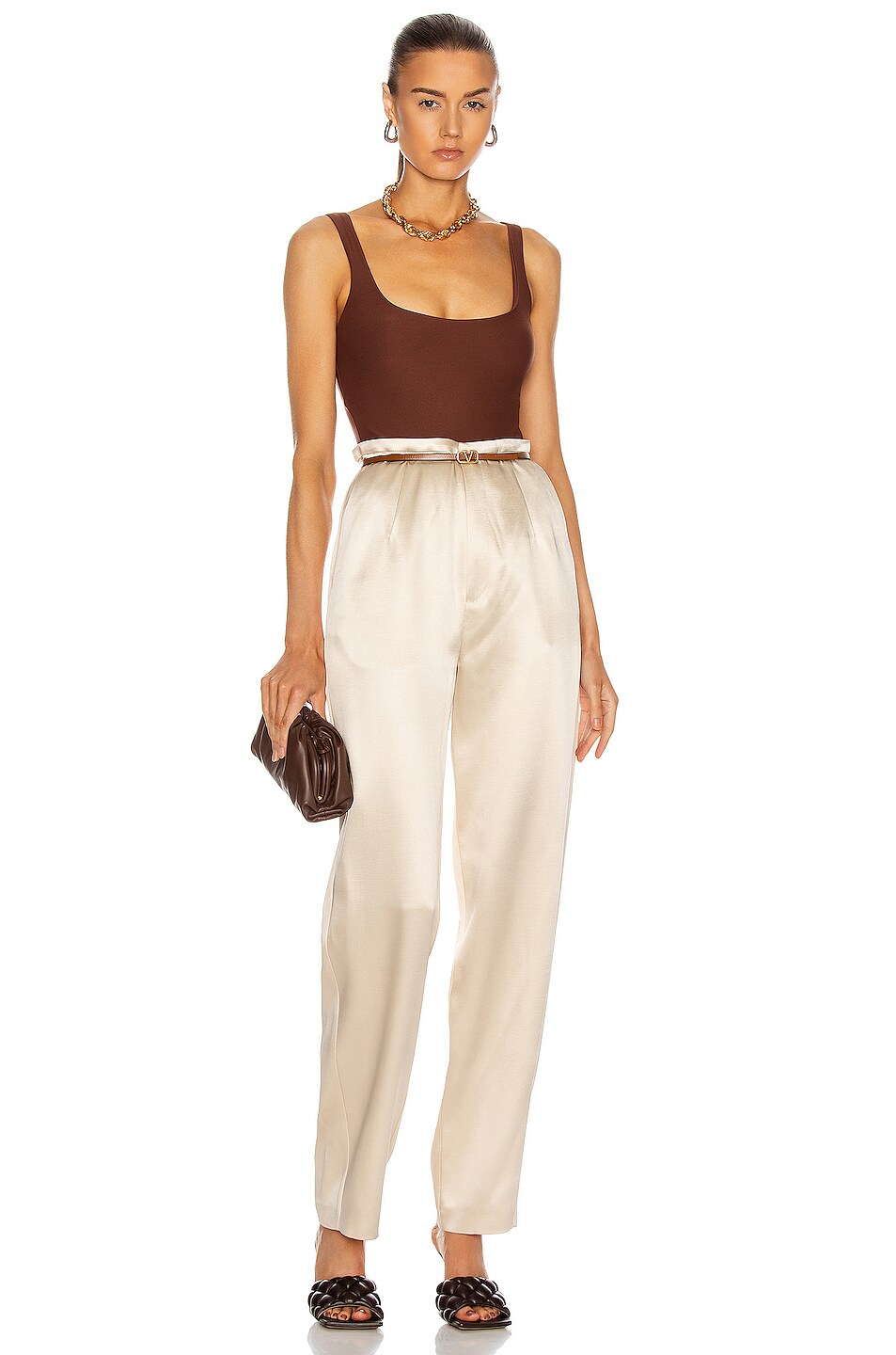 ALIX NYC Mott Bodysuit in Cocoa | FWRD