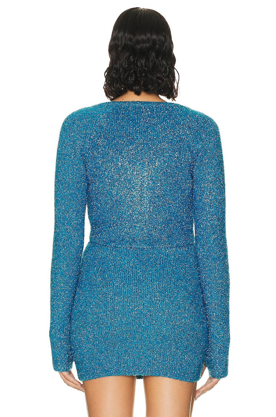 ALIX NYC Phoenix Crop Top in Cerulean Blue | FWRD