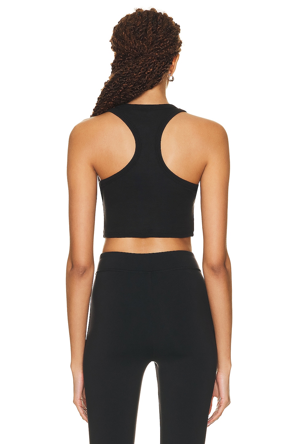 alo Aspire Tank Top in Black & White | FWRD