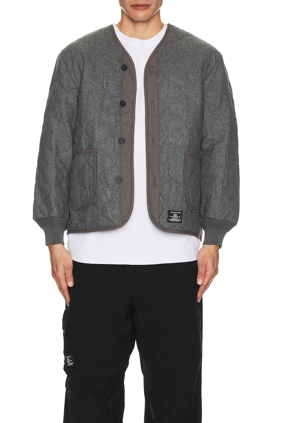 ALPHA INDUSTRIES ALS/92 Liner in Dark Heather & Charcoal | FWRD