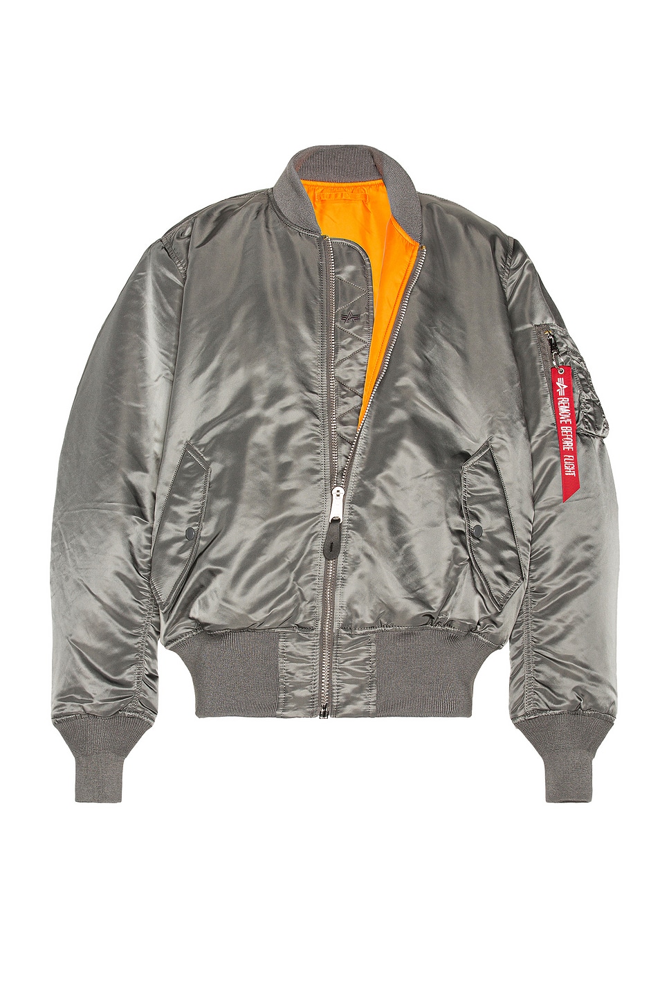 ALPHA INDUSTRIES MA-1 Flight Jacket in Gunmetal | FWRD