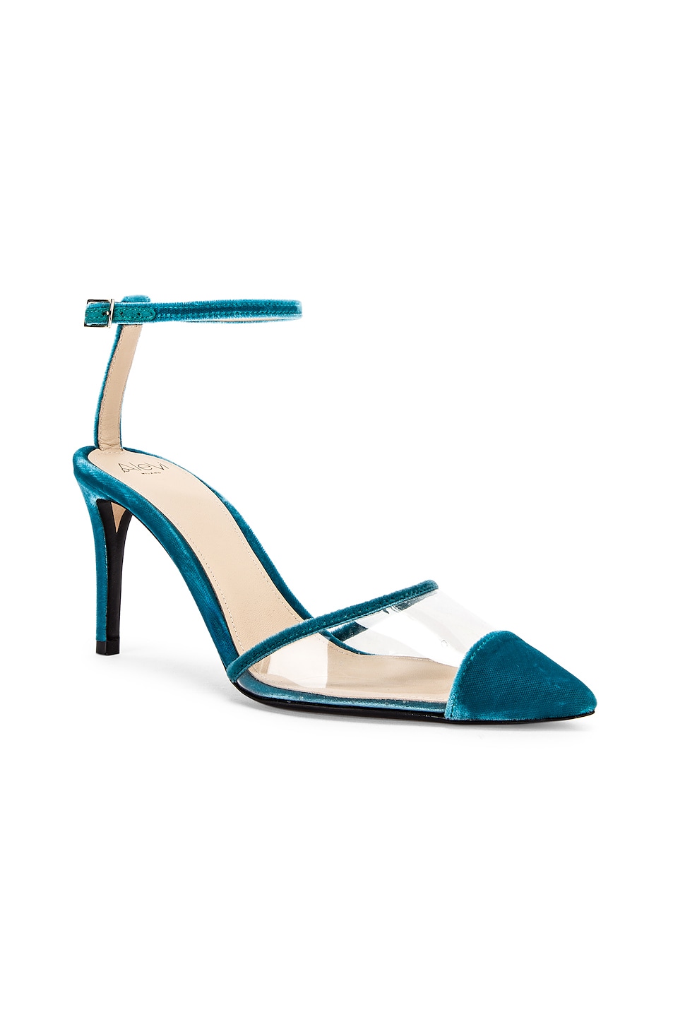 ALEVI Milano Alevi Sara Heel in Velvet Ocean | FWRD