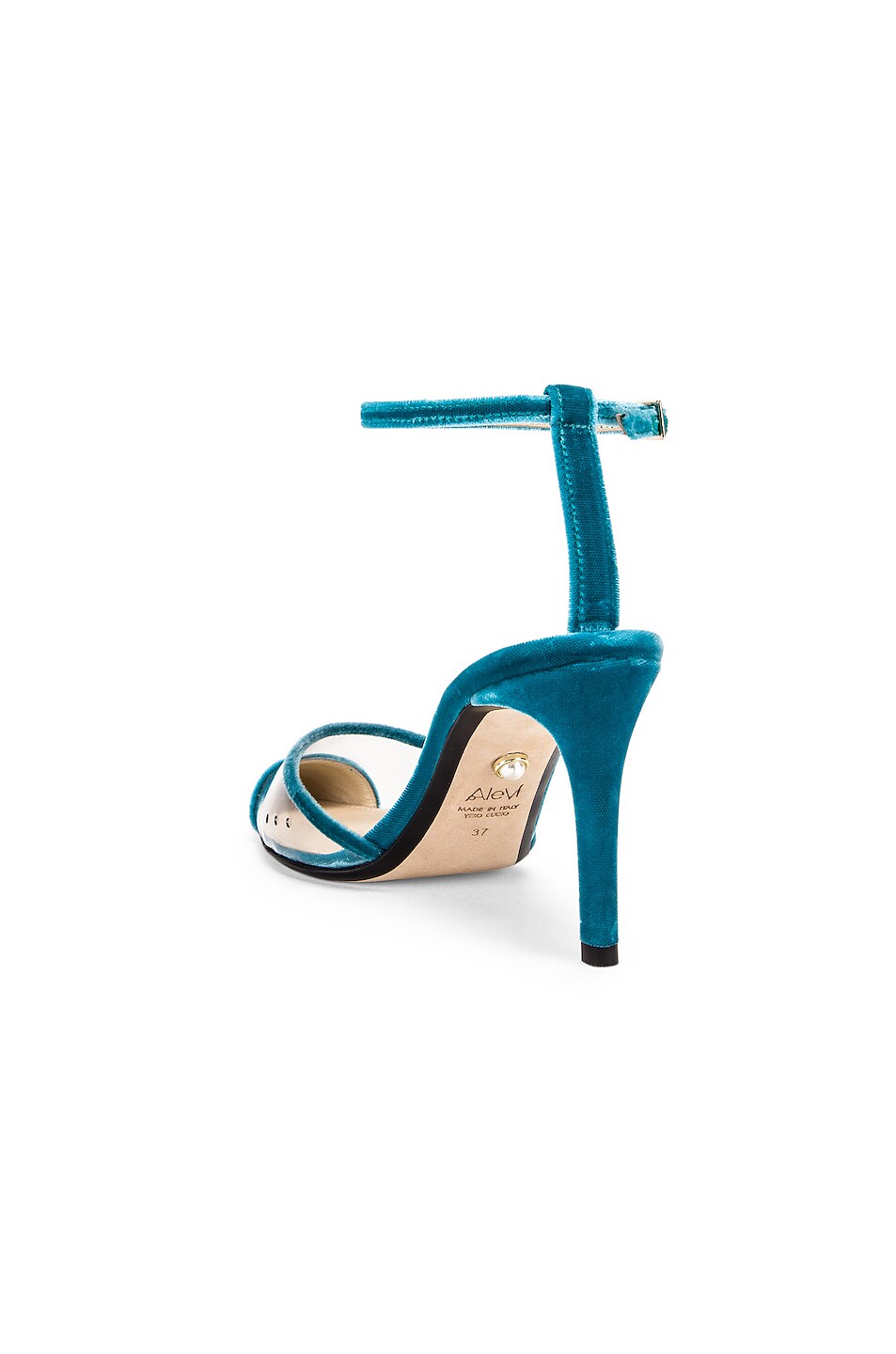 ALEVI Milano Alevi Sara Heel in Velvet Ocean | FWRD