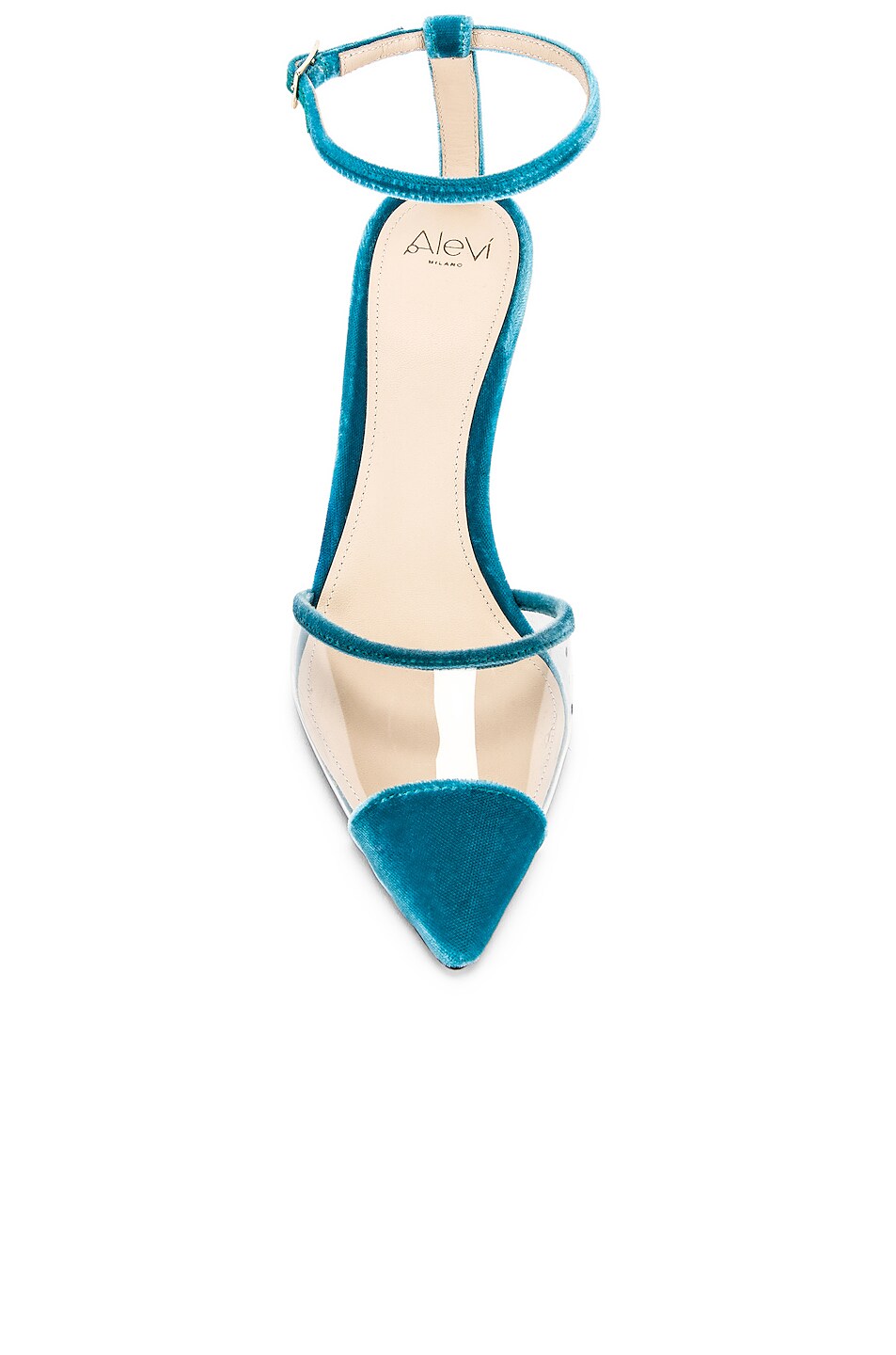 ALEVI Milano Alevi Sara Heel in Velvet Ocean | FWRD